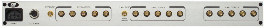 CSDA-1 - Clock signal distribution and amplifier 1PPS, 5MHz, 10MHz (5 ...