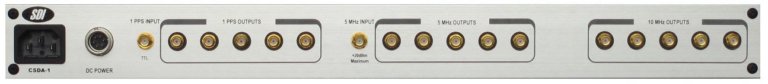 CSDA-1 - Clock signal distribution and amplifier 1PPS, 5MHz, 10MHz (5 ...