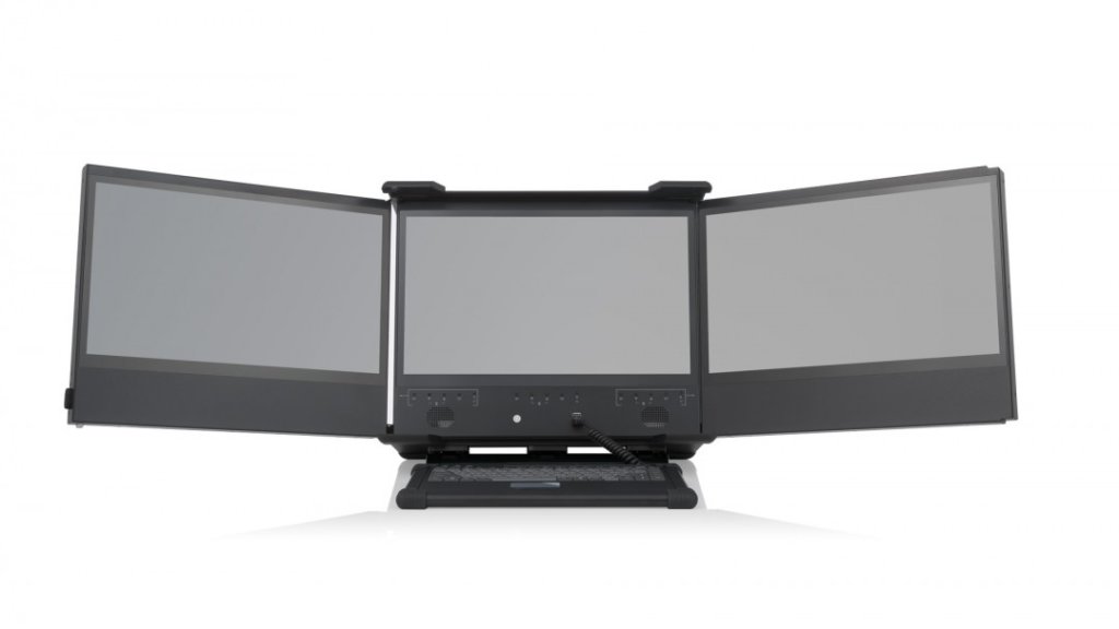 FlexPAC III - Triple Display High Performance Rugged Portable - Acquitek