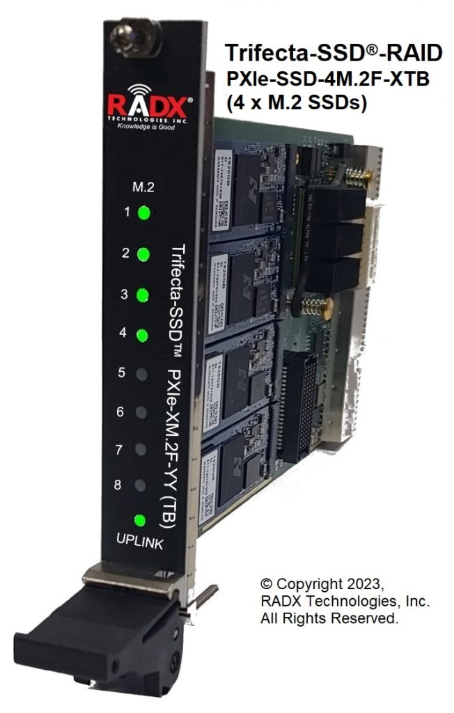Trifecta-SSD-RAID - PXIe Data Storage - Acquitek